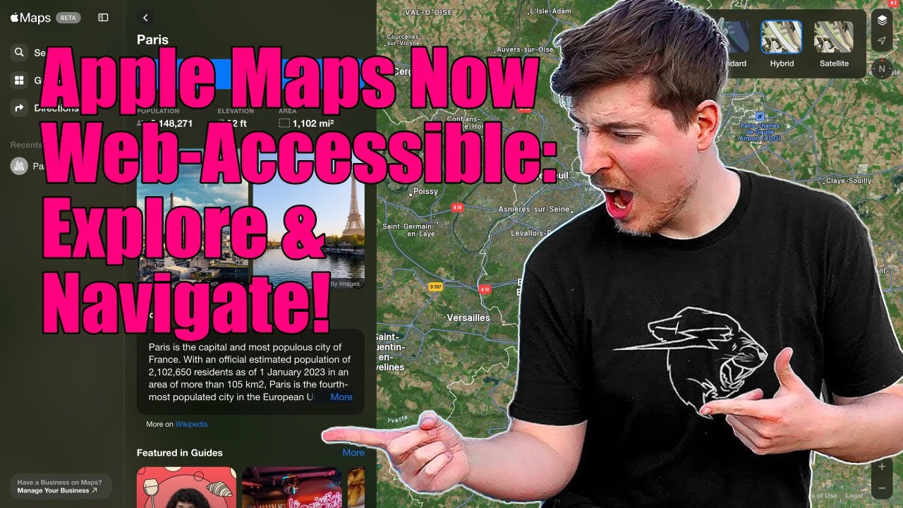 Apple Maps now available on the web (in beta) - YouTube