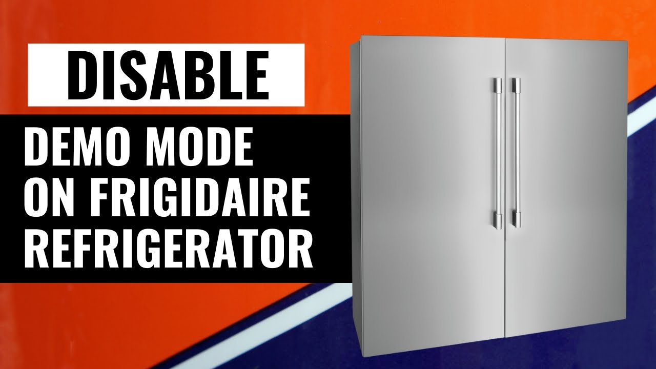 How To Disable Demo Mode On Frigidaire FPRU19F8WF Refrigerator (Step-by ...