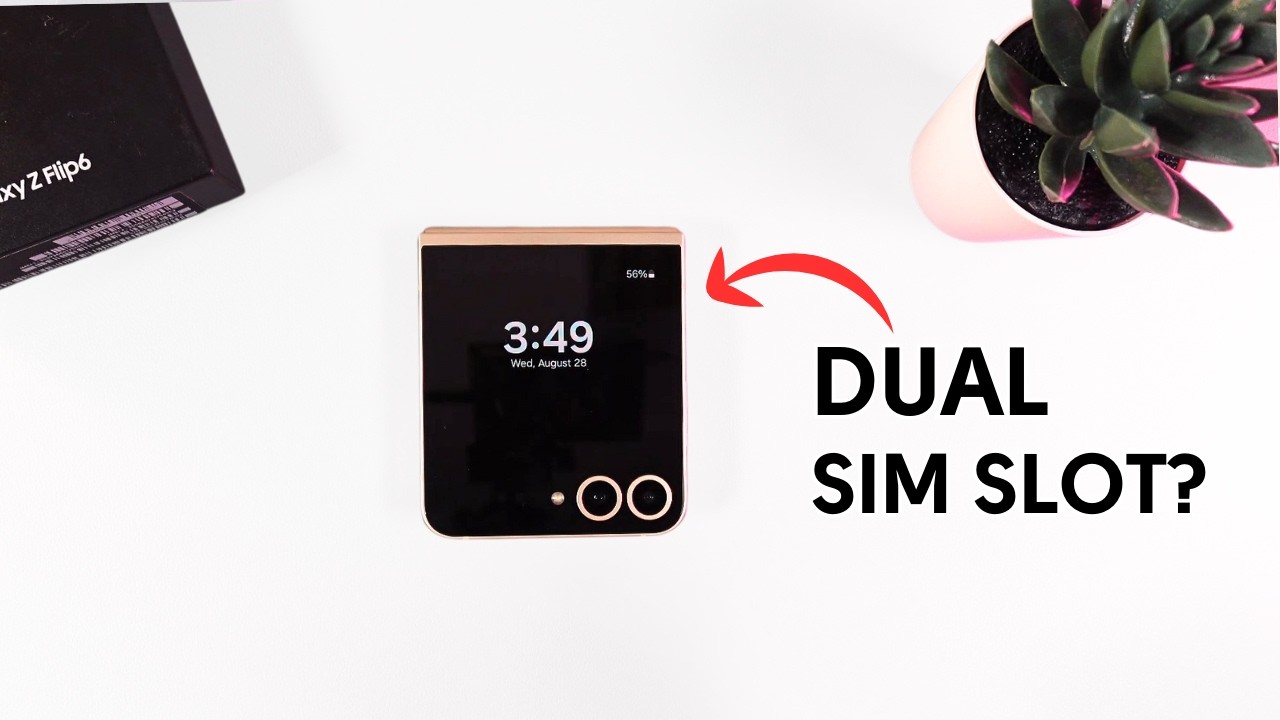 Does the Samsung Galaxy Z Flip 6 Have a Dual SIM Card Slot? - YouTube