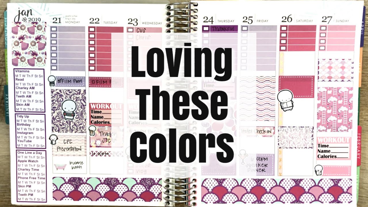 Plan With Me | Erin Condren Vertical Life Planner | Miscellany ...