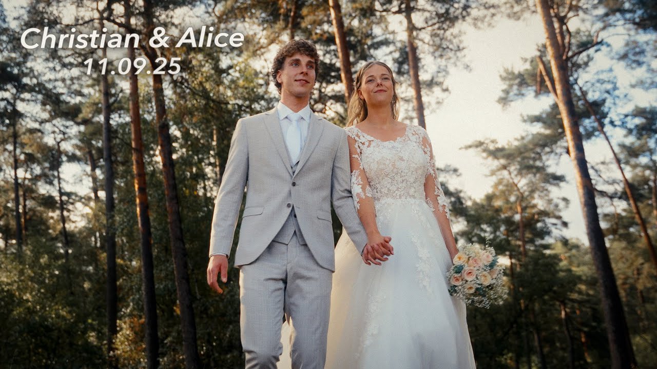 Bruiloft Christian & Alice - 11 september 2025 | Trouwfilm - YouTube