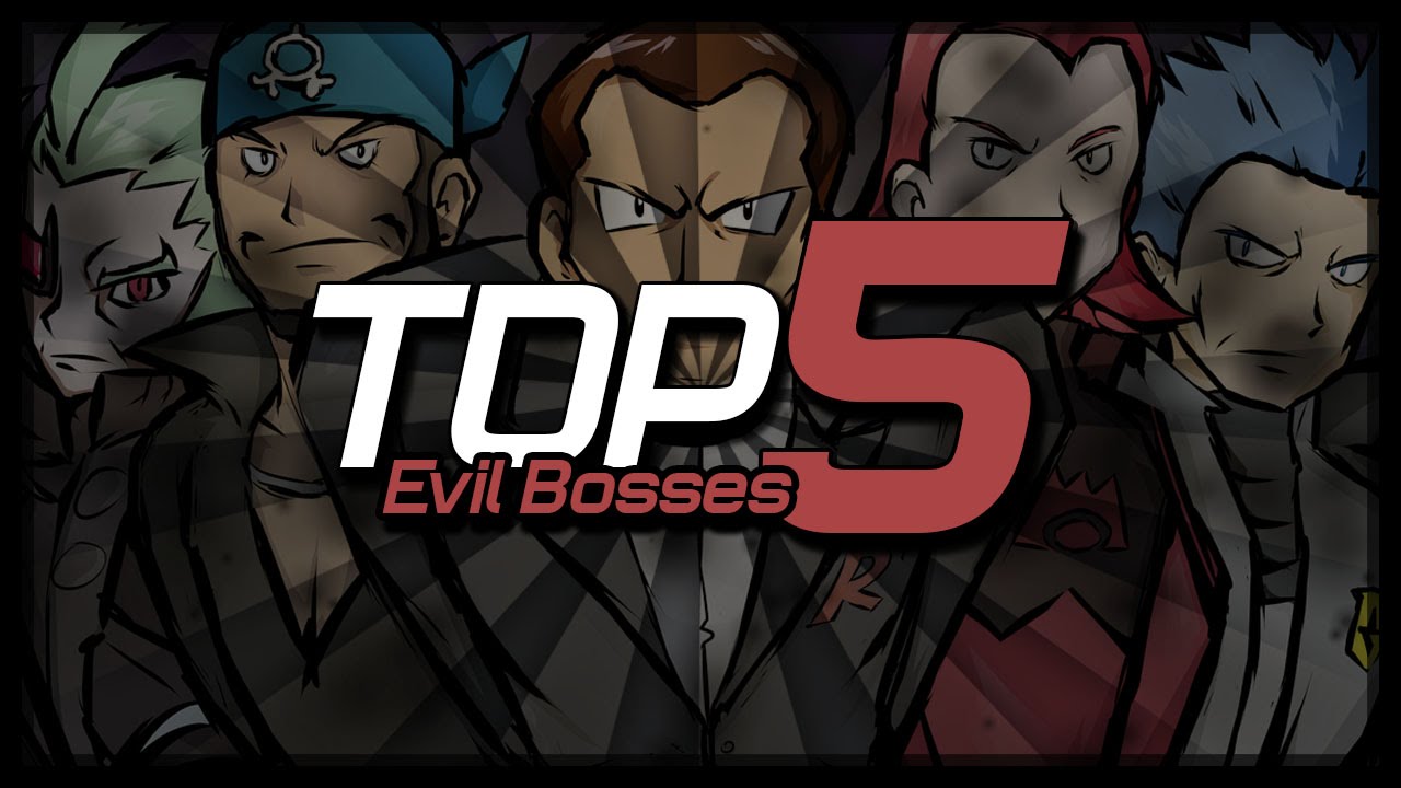 Top 5 Pokémon Evil Bosses! - YouTube