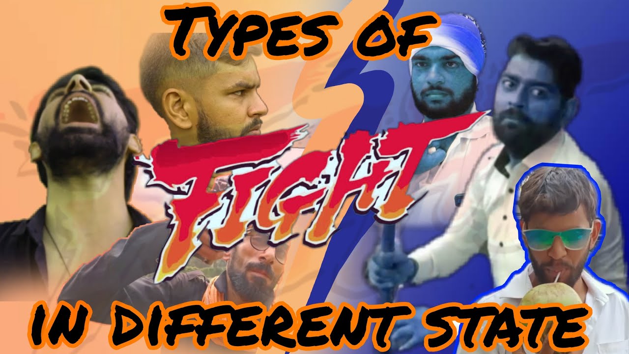 Types of Fight in Different states || Punjab , South India , Haryana ...