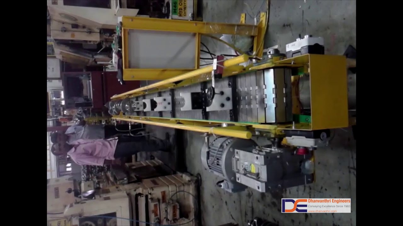 Indexing Slat Conveyor for Small component handling - YouTube