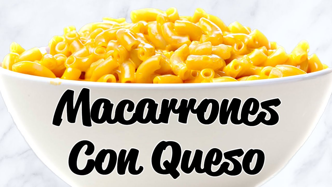 Cómo hacer Macarrones con queso Receta Fácil Simple - YouTube