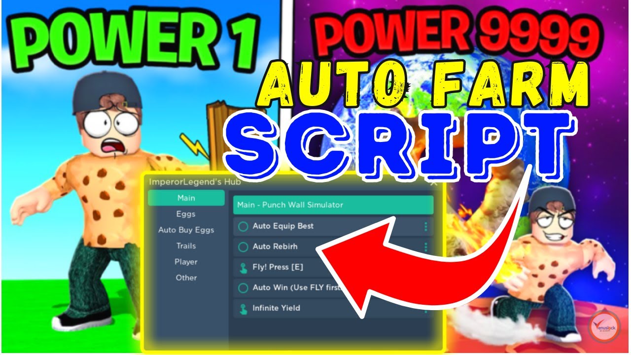 Punch Wall Simulator Script Auto Win | Fast Train And Auto Rebirth ...
