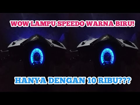 CARA MENGGANTI LAMPU SPEEDOMETER BEAT FI MENJADI WARNA BIRU HANYA ...