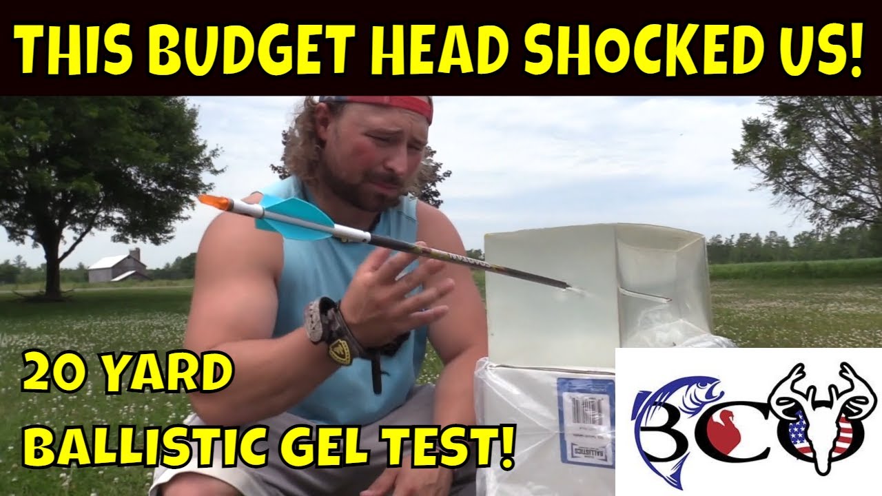 allen stryke therm x mechanical broadhead ballistic gel test | bco ...