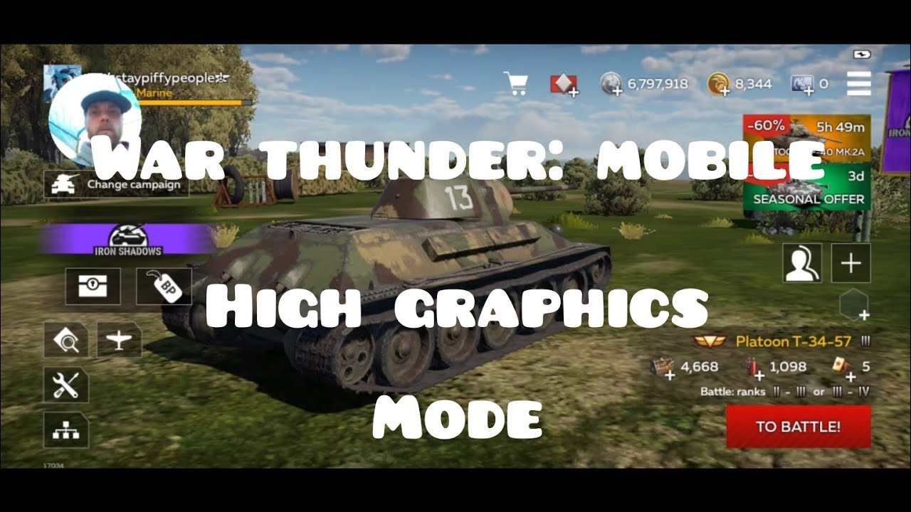 War Thunder: Mobile - High Graphics Mode - YouTube