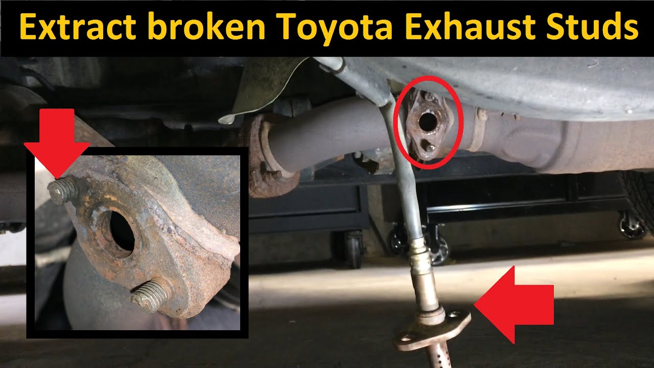 Toyota Exhaust Stud Repair, Oxygen Sensor, NO WELDING, Rusted out Stud ...