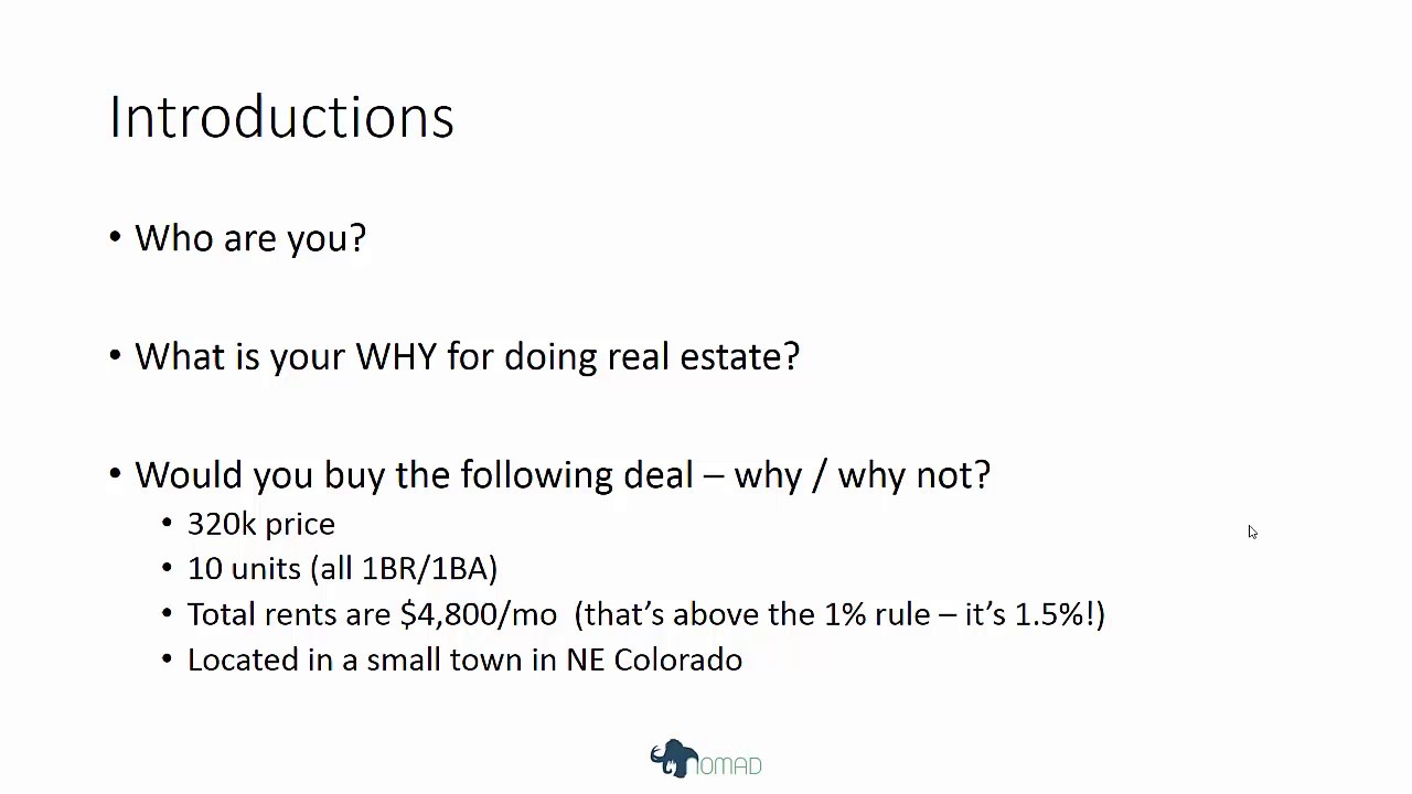 Getting Your First Deal Done - YouTube