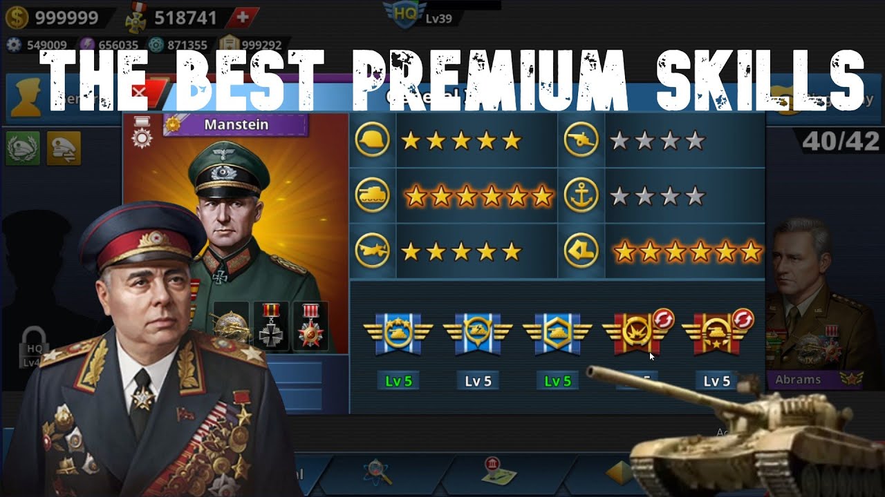 WC4 | Subscriber Help : The Best-armored Premium Skills - YouTube