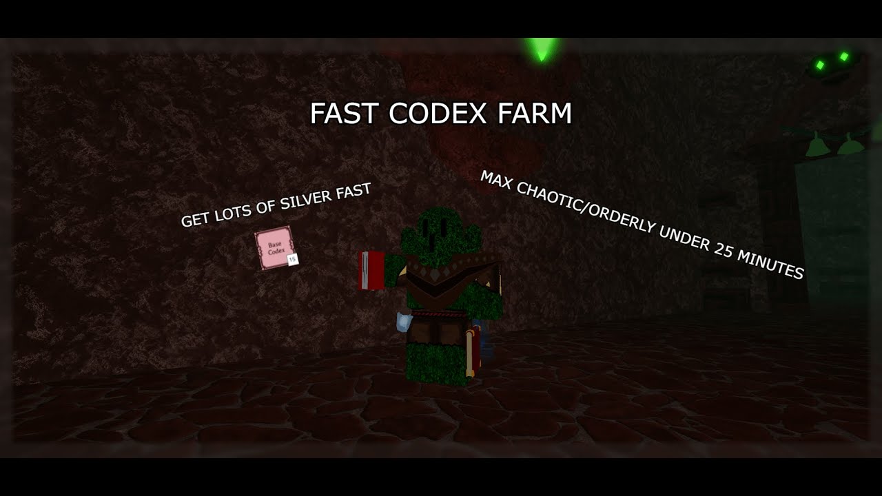 FAST ROGUEBLOX CODEX FARM - YouTube