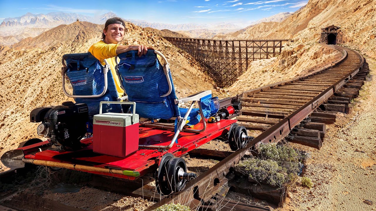 I Built a Go-Kart for Abandoned Railroads *Again* - YouTube