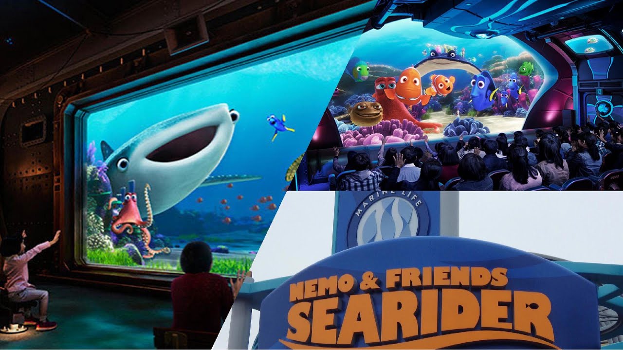 Nemo & Friends Sea Rider | Complete Ride | Tokyo Disneysea | Japan ...