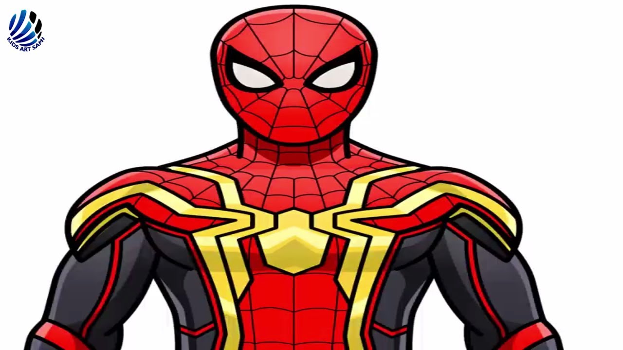 Drawing Spider-Man from scratch! - YouTube