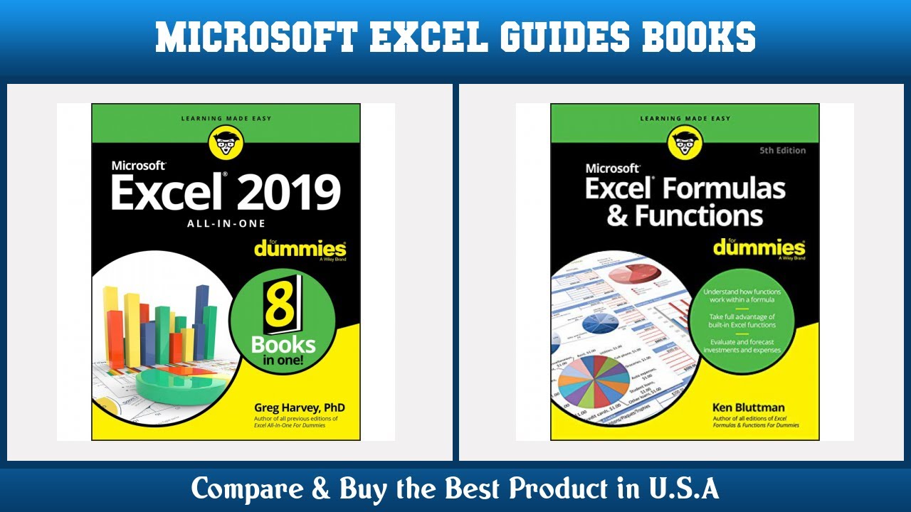 Top 10 Microsoft Excel Guides Books to buy in USA 2021 | Price & Review ...