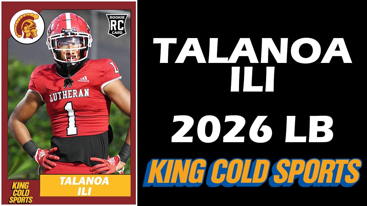 Talanoa Ili (2026 LB) Junior Year Highlight Tape Evaluation - YouTube