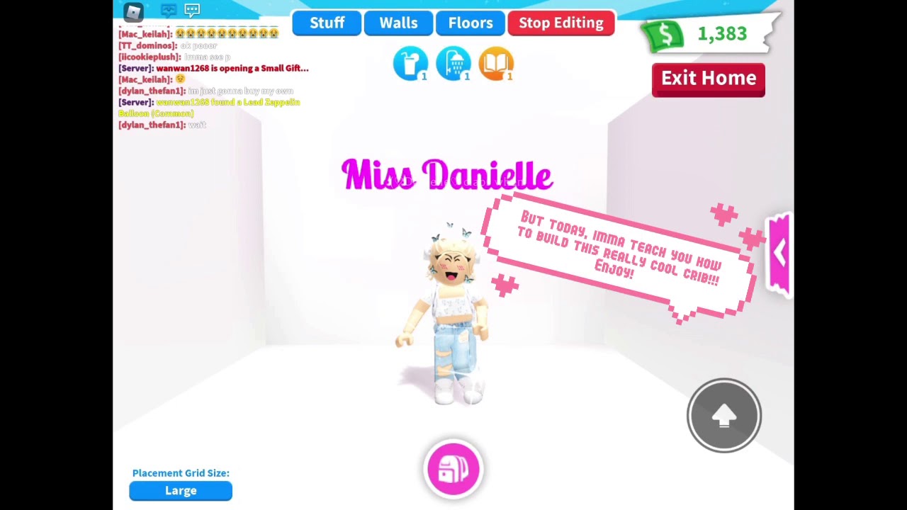 How to Build this REALLY COOL CRIB in adopt me!!! Super easy - YouTube