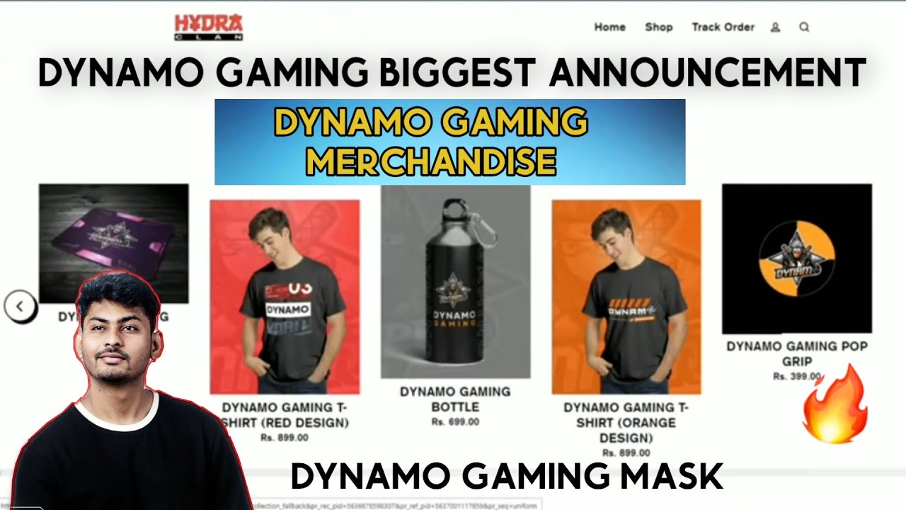 DYNAMO GAMING BIGGEST ANNOUNCEMENT IS OUT | DYNAMO GAMING MERCHANDISE ...