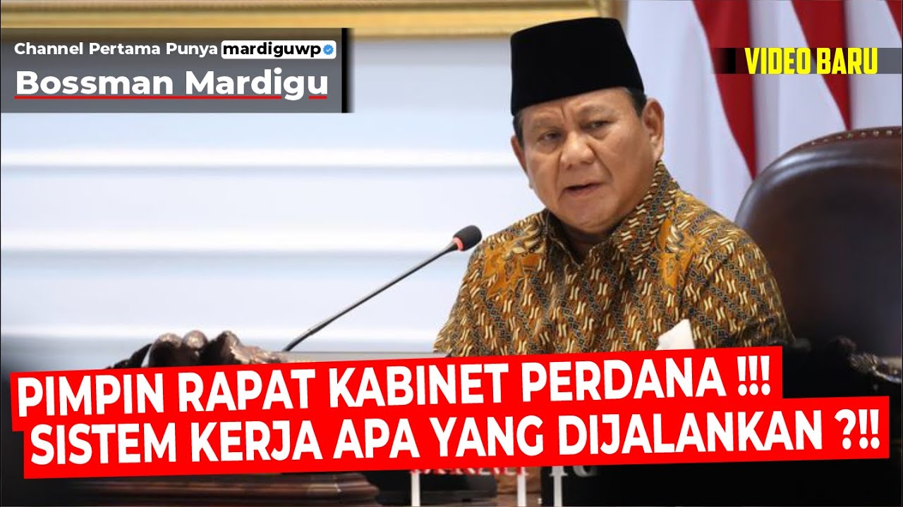 BAHAS PIDATO PELANTIKAN PAK PRABOWO !!! VISI APA YANG AKAN DIBAWA 5 ...