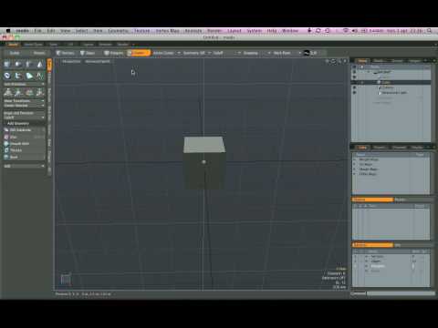 Moving objects using falloffs in Modo (part 1) - YouTube