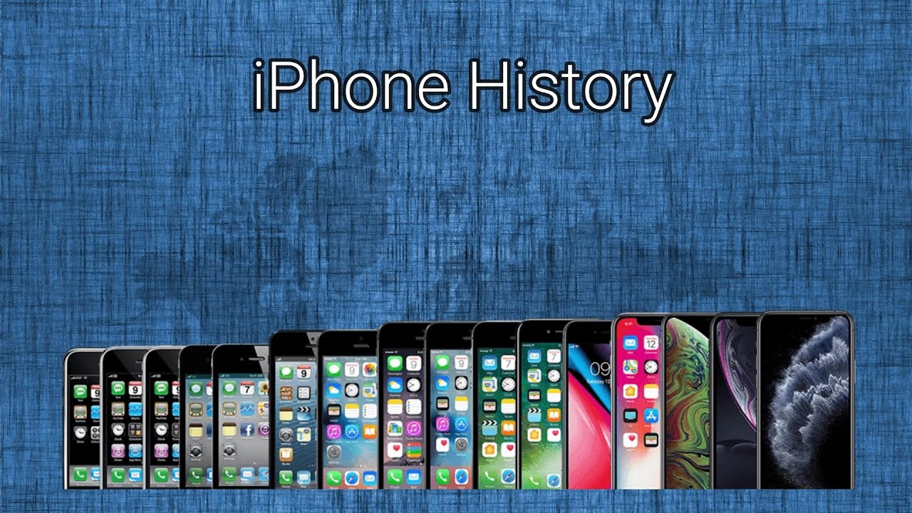 iPhone Over the years | iPhone History - YouTube