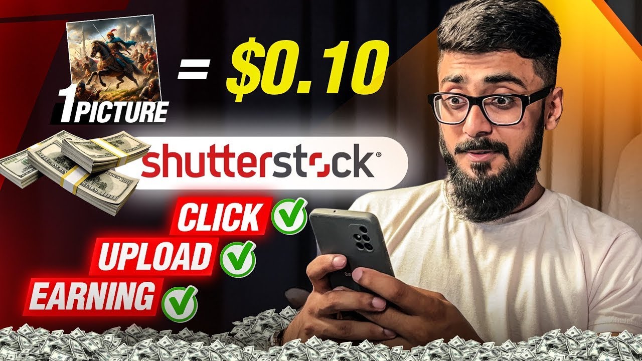 Start Earning From Your Mobile | Shutterstock Upload Tutorial For ...