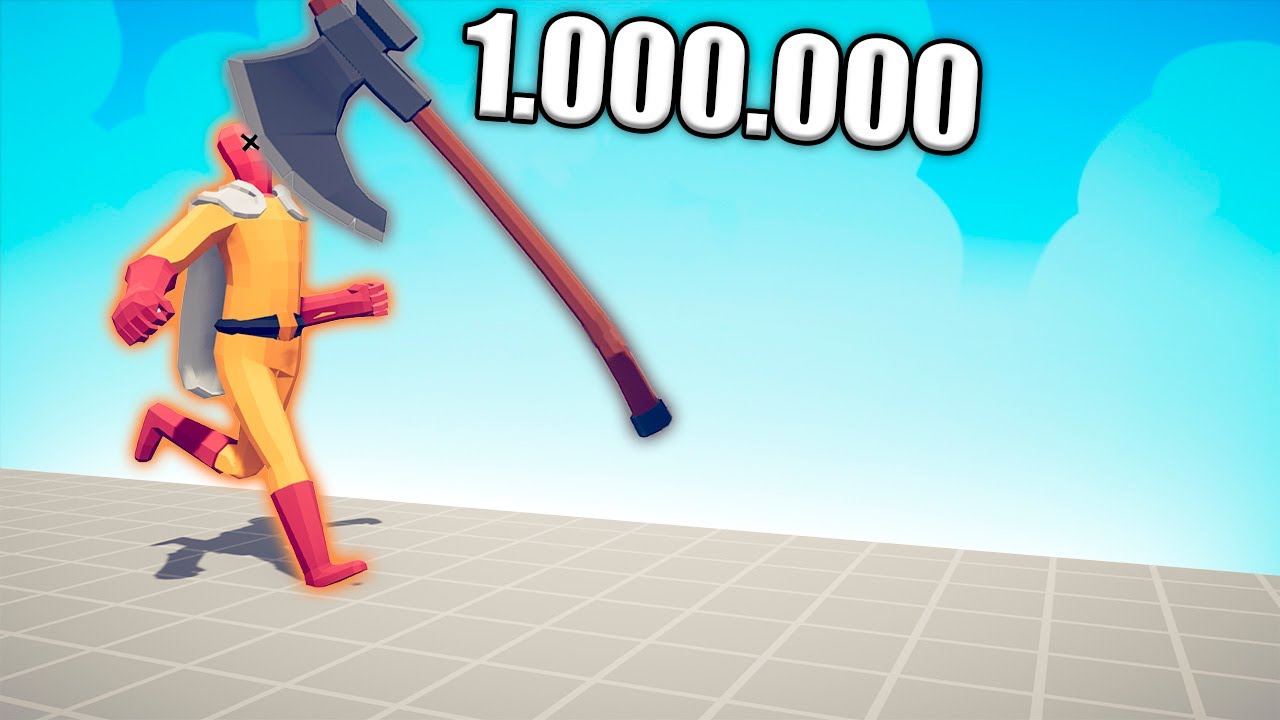 1.000.000 DAMAGE AXE vs UNITS - TABS | Totally Accurate Battle ...