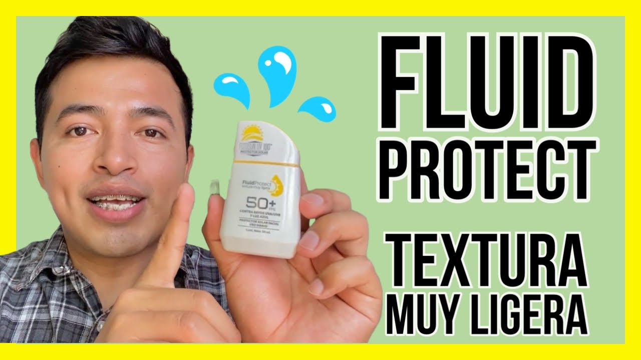FOTOSUN UV 100 Fluid Protect FPS 50+ textura ligera ¿Qué tan bueno es? Reseña detallada - YouTube
