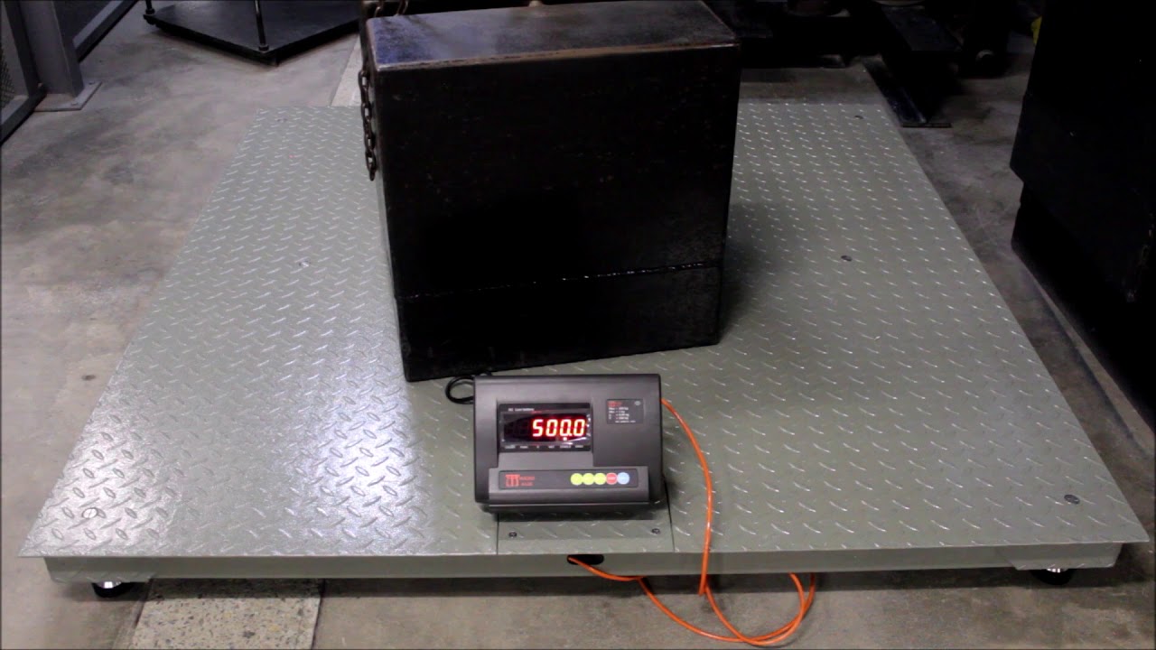 Micro A12E Industrial Platform Scale - YouTube