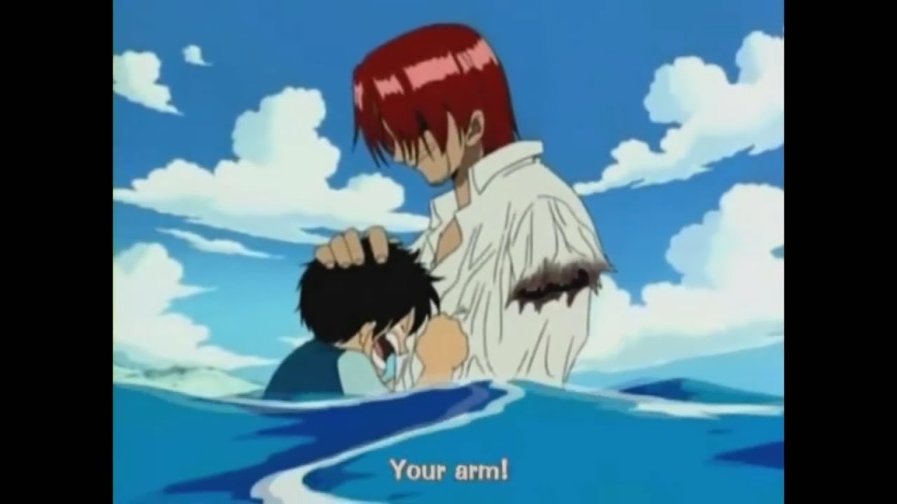 Shanks lost his Arm!!! |One Piece Sad Moment. - YouTube