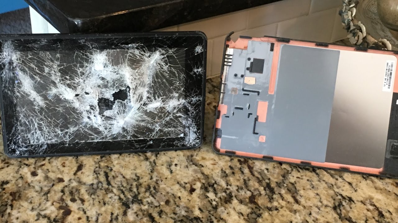 Destroying a kindle - YouTube