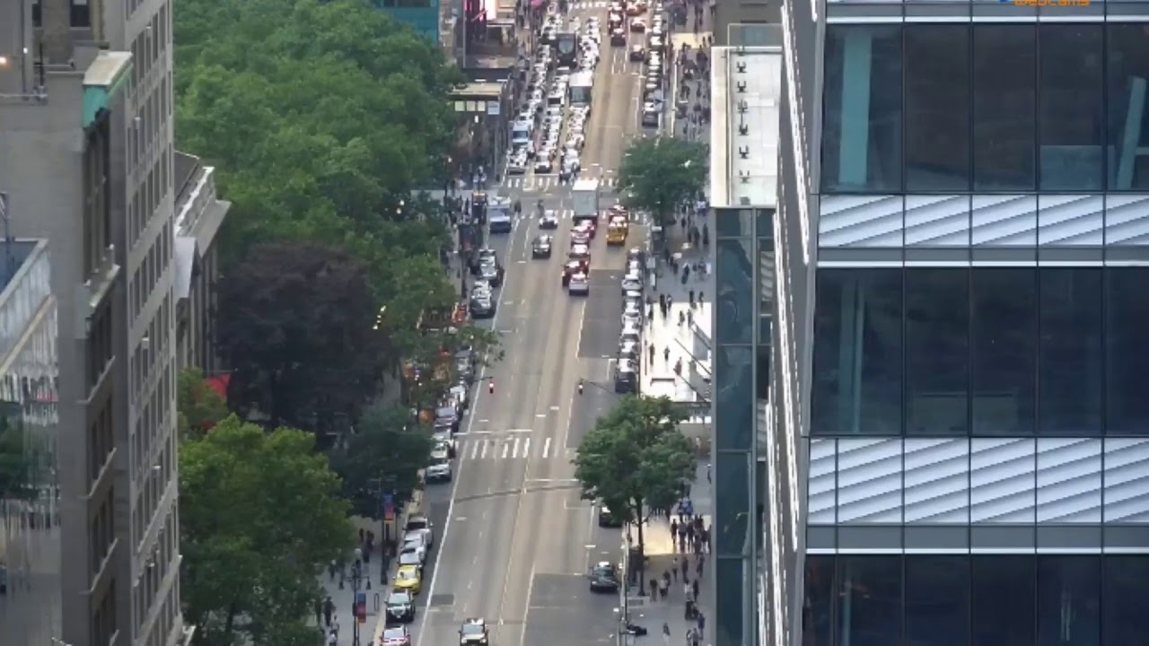 42nd Street Downtown Manhattan New York City Live Cam - YouTube