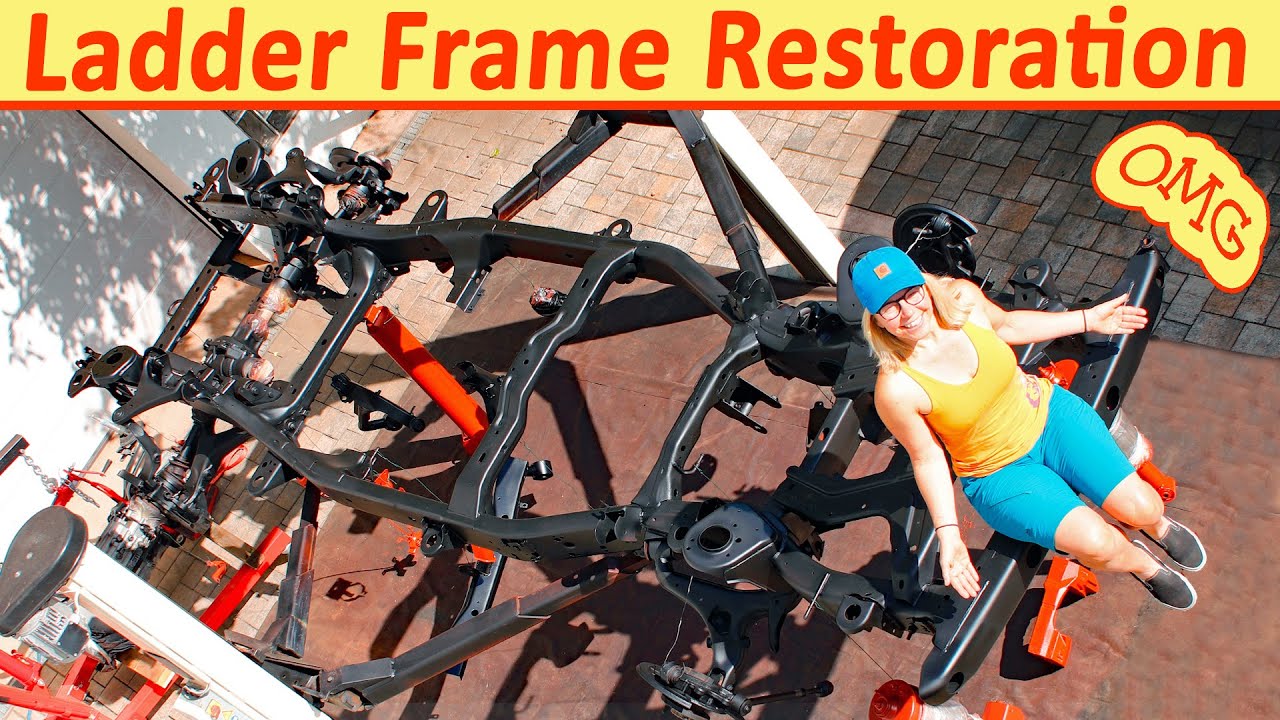 Ladder Frame Full Restoration - Land Rover Discovery / S4-Ep26 - YouTube