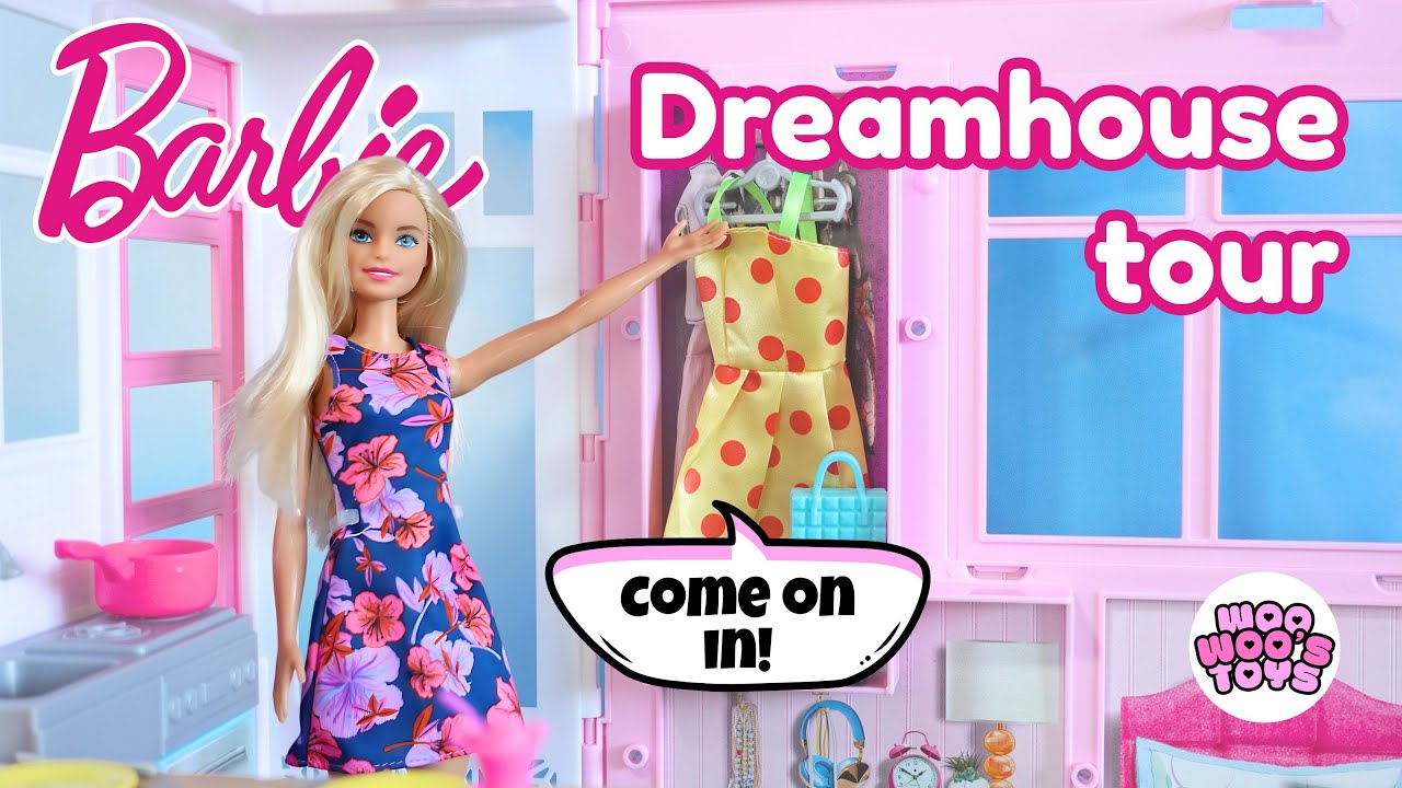 Barbie Moves Into Her New Dream House 🏡 | Decorating, Unpacking & Fun ...