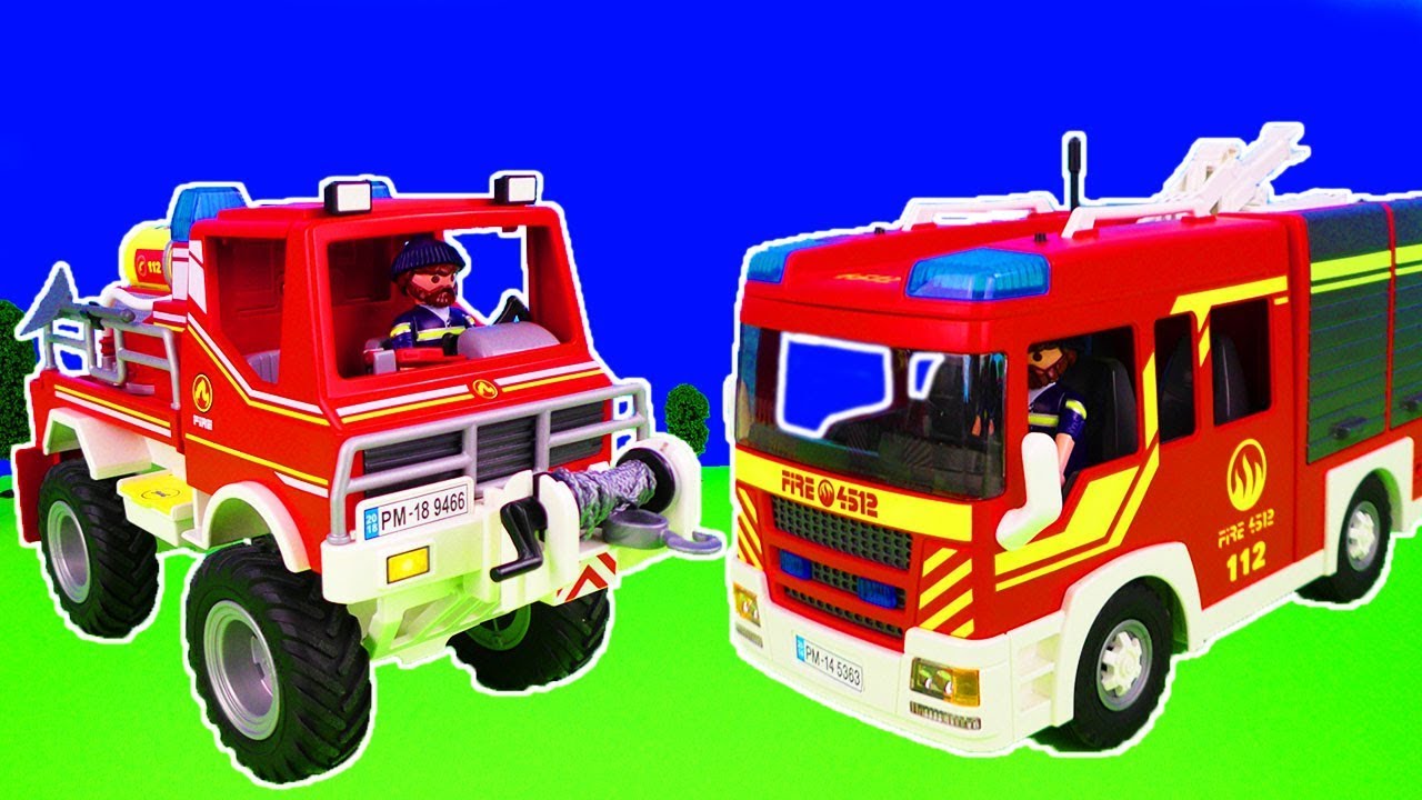 Playmobil Fire Rescue Toys - Fire Engines, Fire Trucks | Playmobil Fire ...