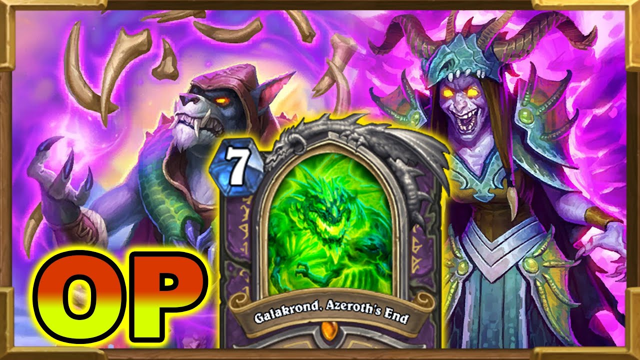 How OP Is Galakrond Zoo Warlock? Unbelievable! Fast Climbing To Legend ...
