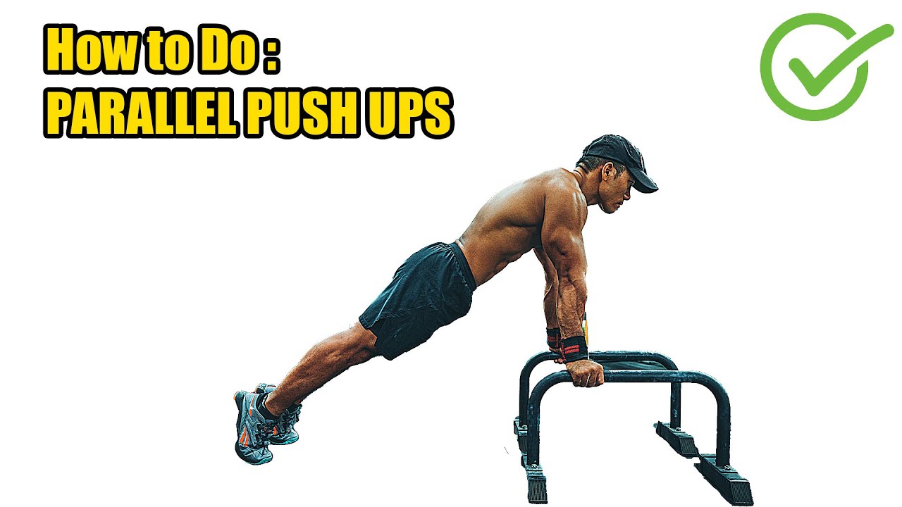 PARALLEL PUSH UPS. - YouTube
