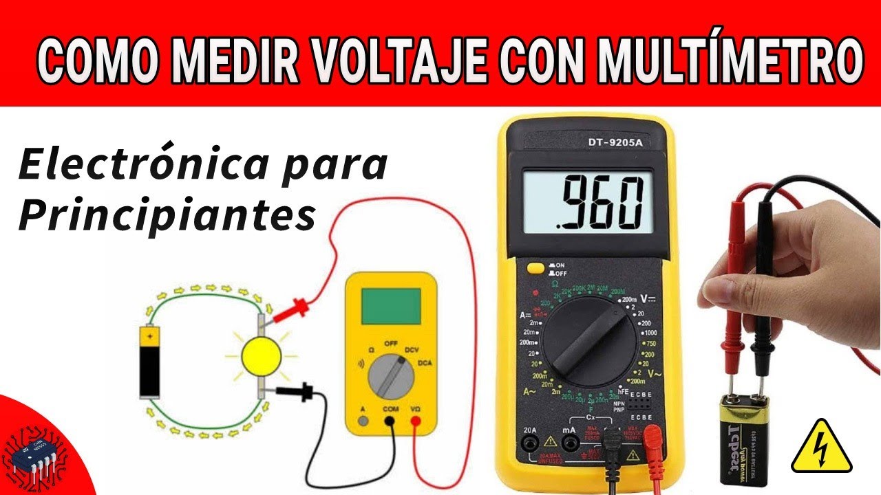 Como usar el Multímetro para Medir Voltaje de forma Fácil y Rápido 2023 ...