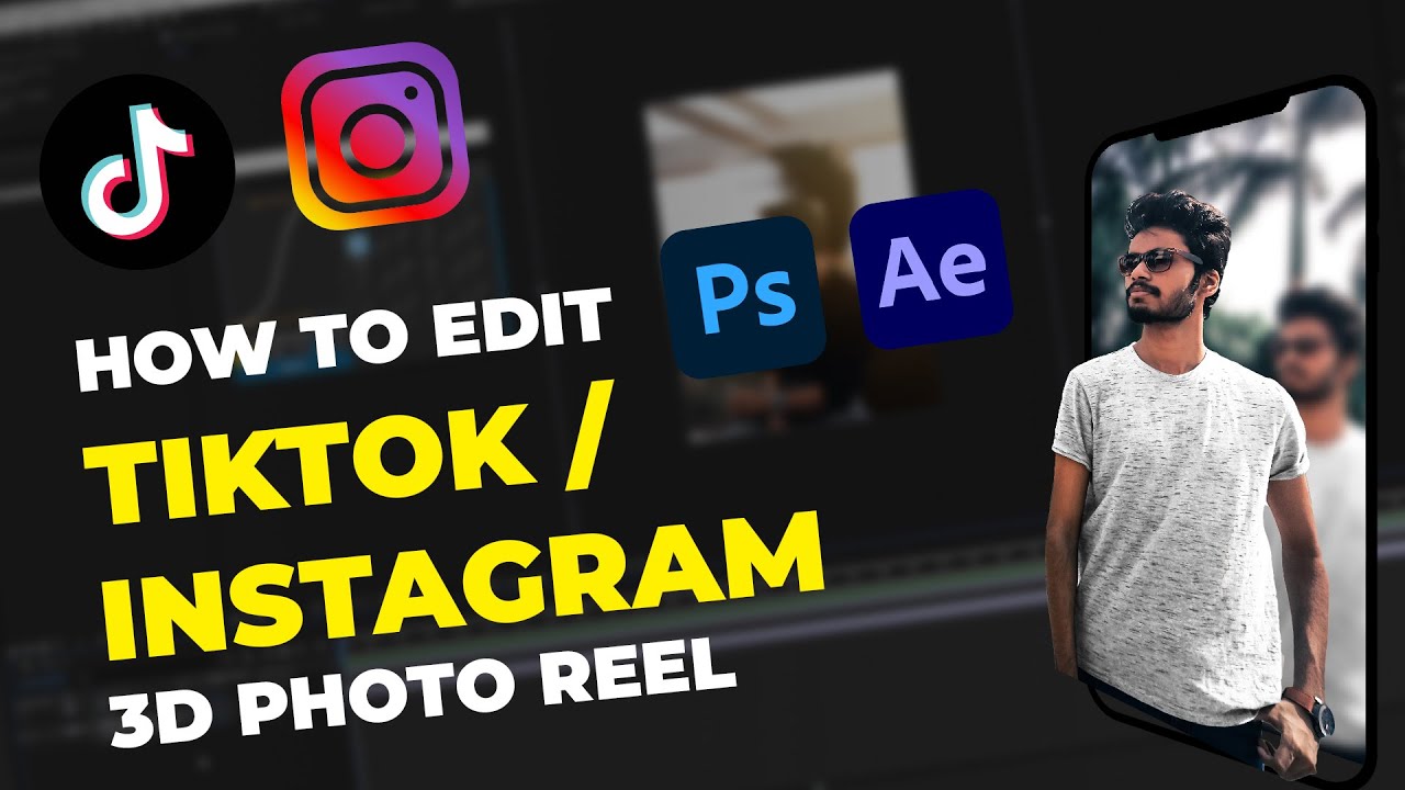 How to edit 3d photo trend effect for instagram | get 3d photo effect ...