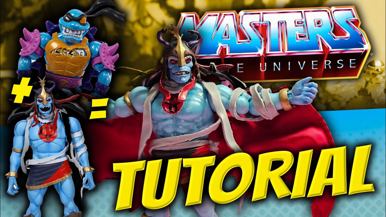 How To Make A Custom Motu Origins Mumm-Ra! - YouTube
