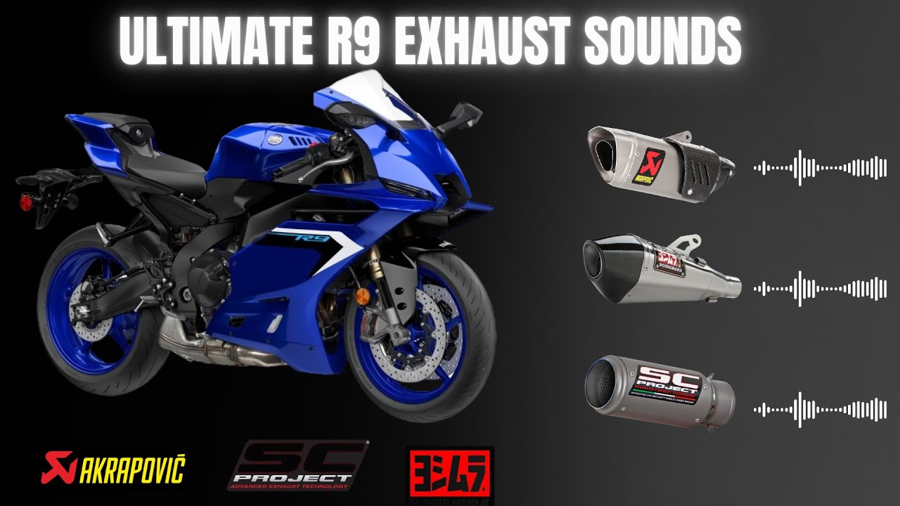Yamaha R9 Best Sounding Exhausts | Akrapovic, Arrow, Austin Racing, SC ...