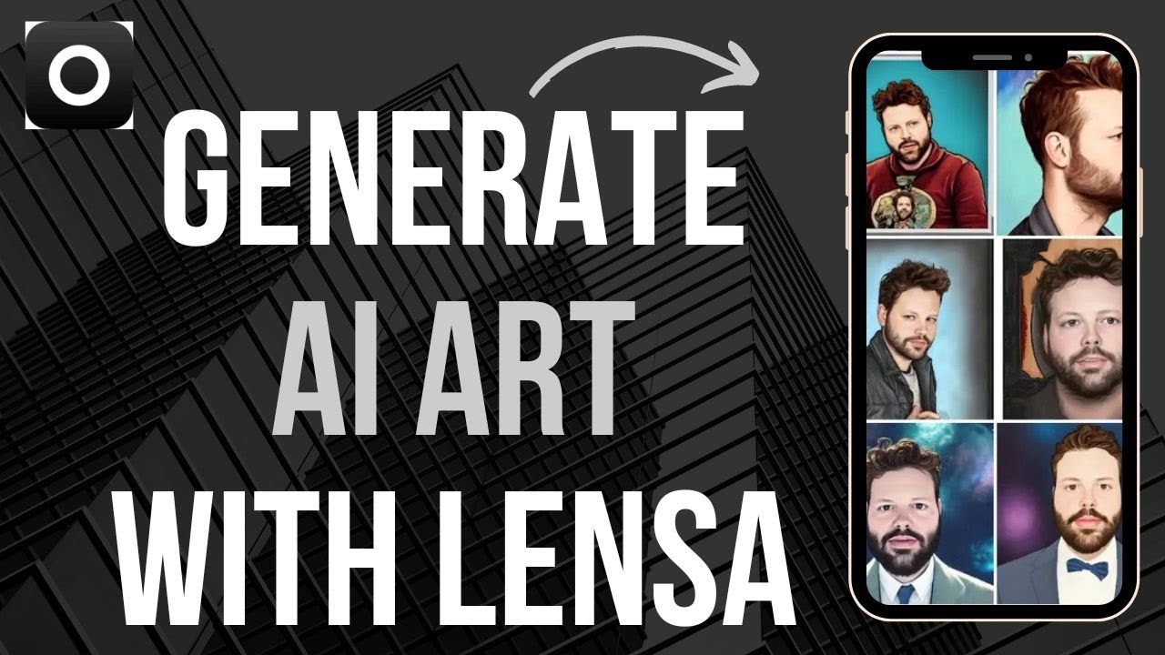 How To Generate Al Art With Lensa (New) - YouTube