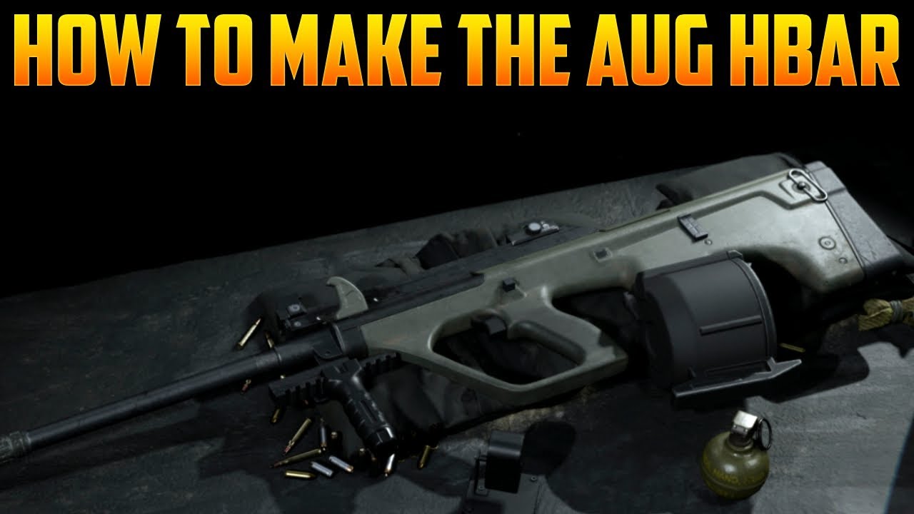 Modern Warfare | How to make the AUG HBAR from MW2 [AUG Blueprint ...