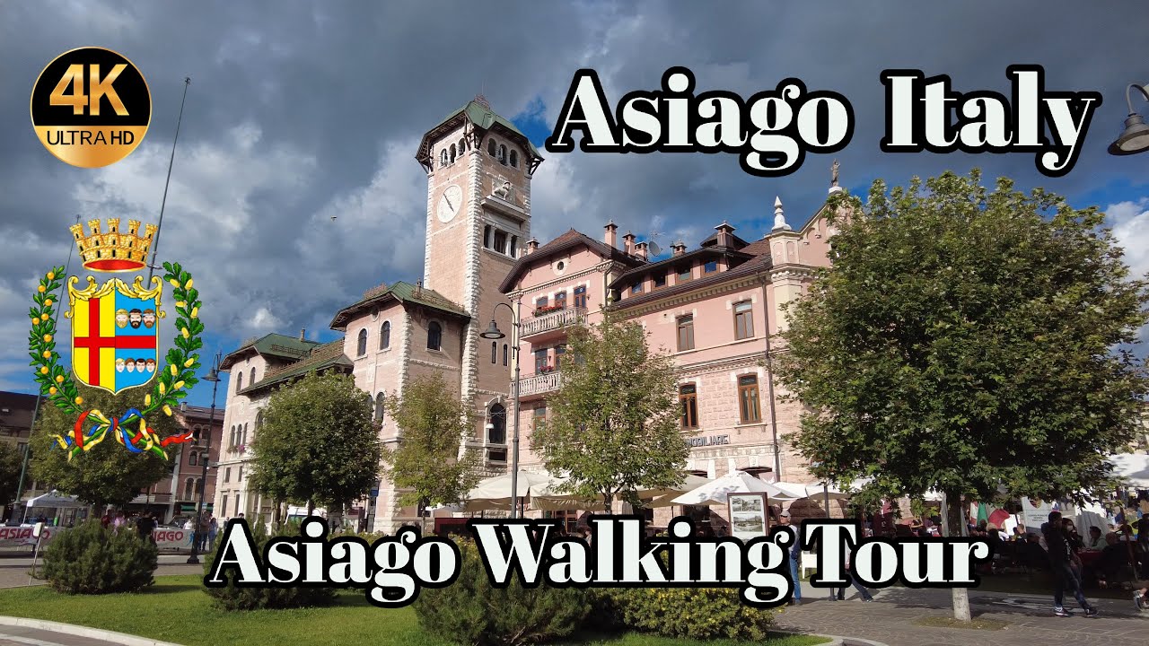 Asiago Veneto italy Walking Tour 4k HDR 60 - YouTube
