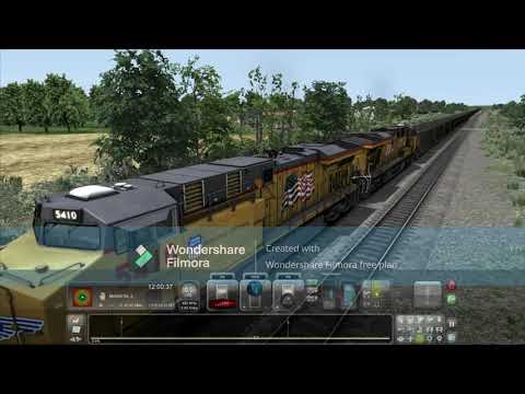 UP coal train [Train Sim Classic] - YouTube