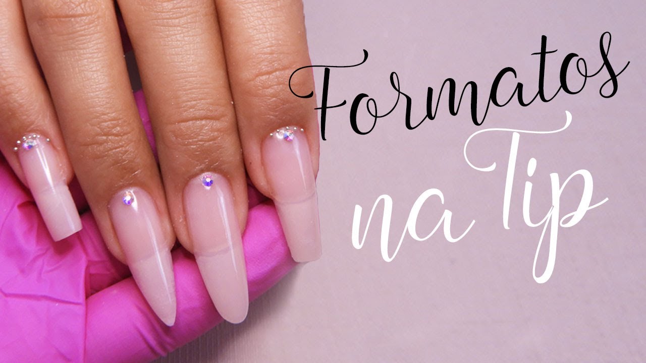 4 Formatos de Unhas na Tip: Bailarina, Quadrada, Almond e Stiletto ...