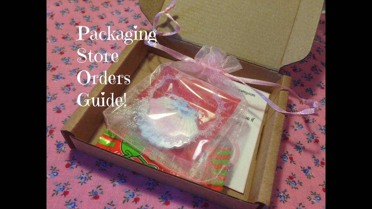 Etsy Store Packaging Guide Tutorial ♥ - YouTube