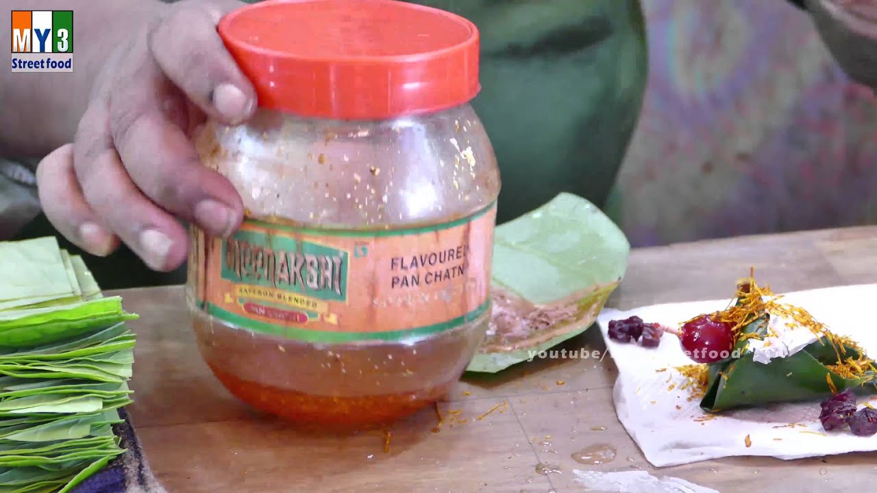 MAKING OF SWEET PAN (Betel Leaf) | 4K VIDEO | INDIA street food - YouTube
